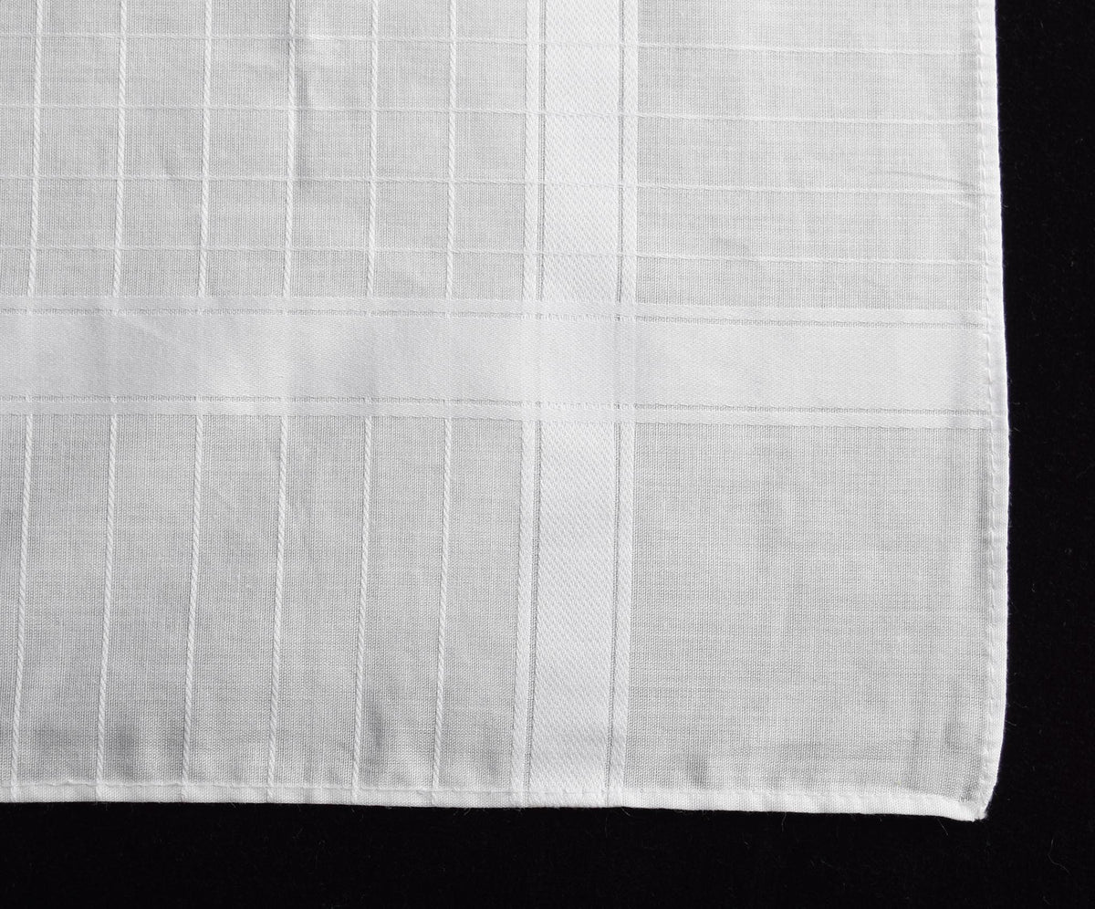 Large Cotton Pocket Handkerchiefs in White (HA102) – Darcy Clothing