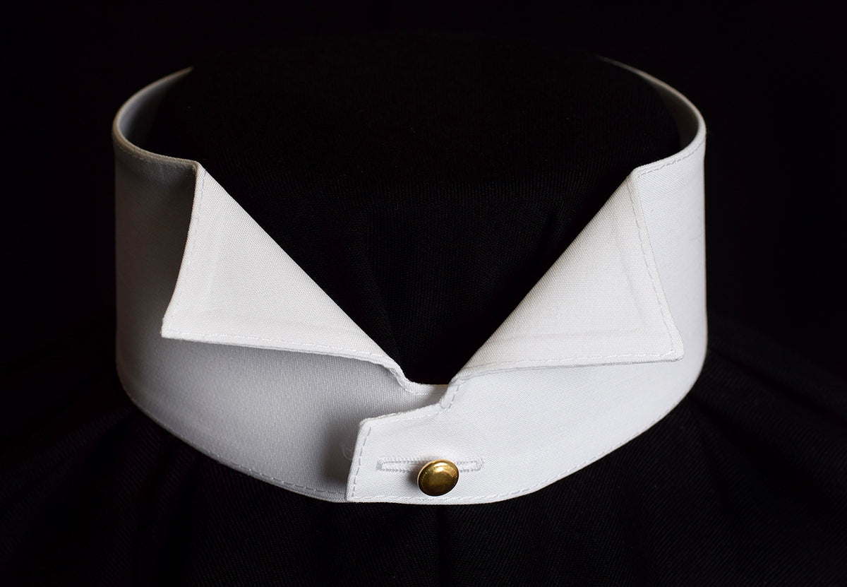 Washable Edwardian Wing Collar (CO138W) – Darcy Clothing