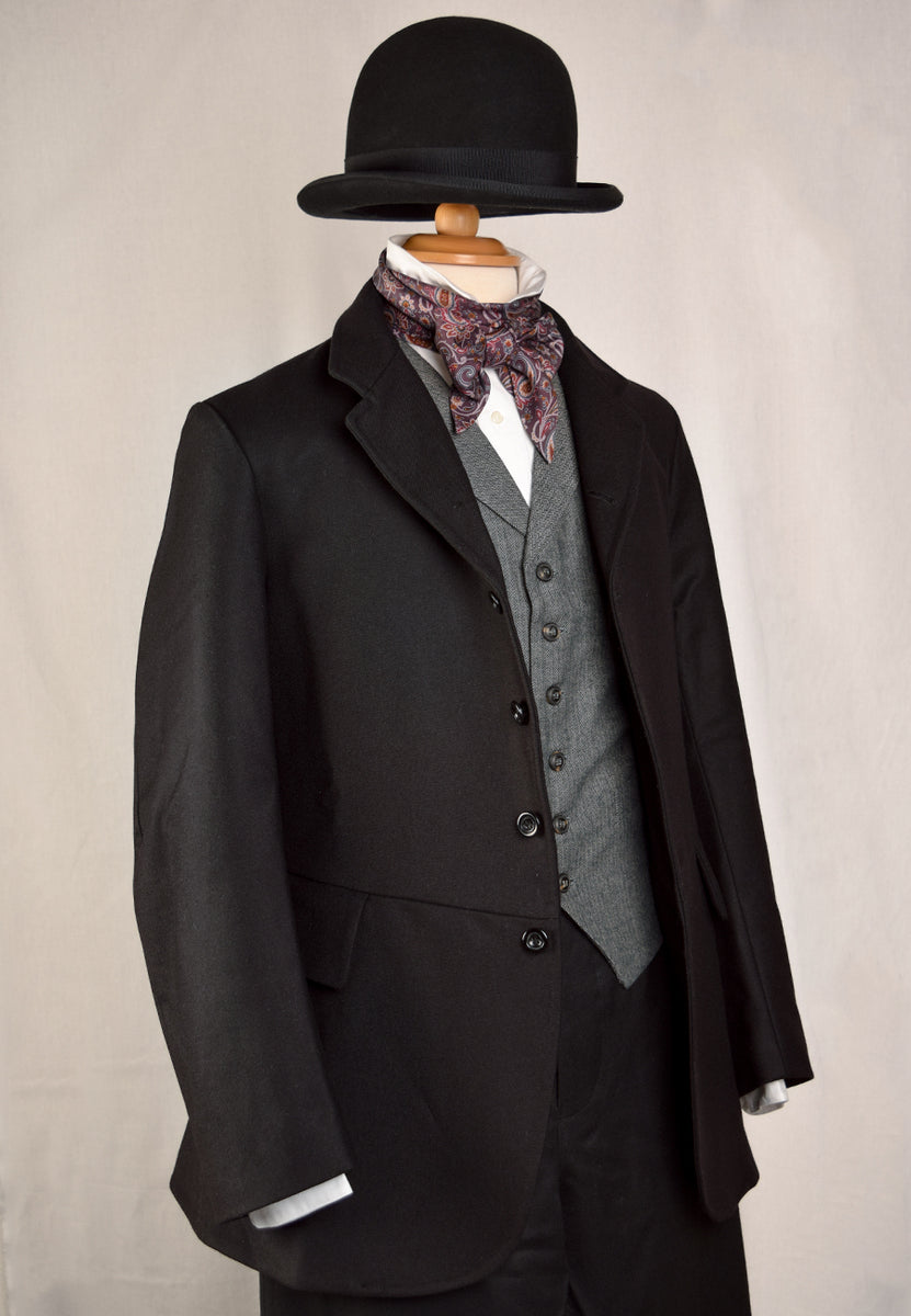 Black Late Victorian Coat (JA1880-002) – Darcy Clothing